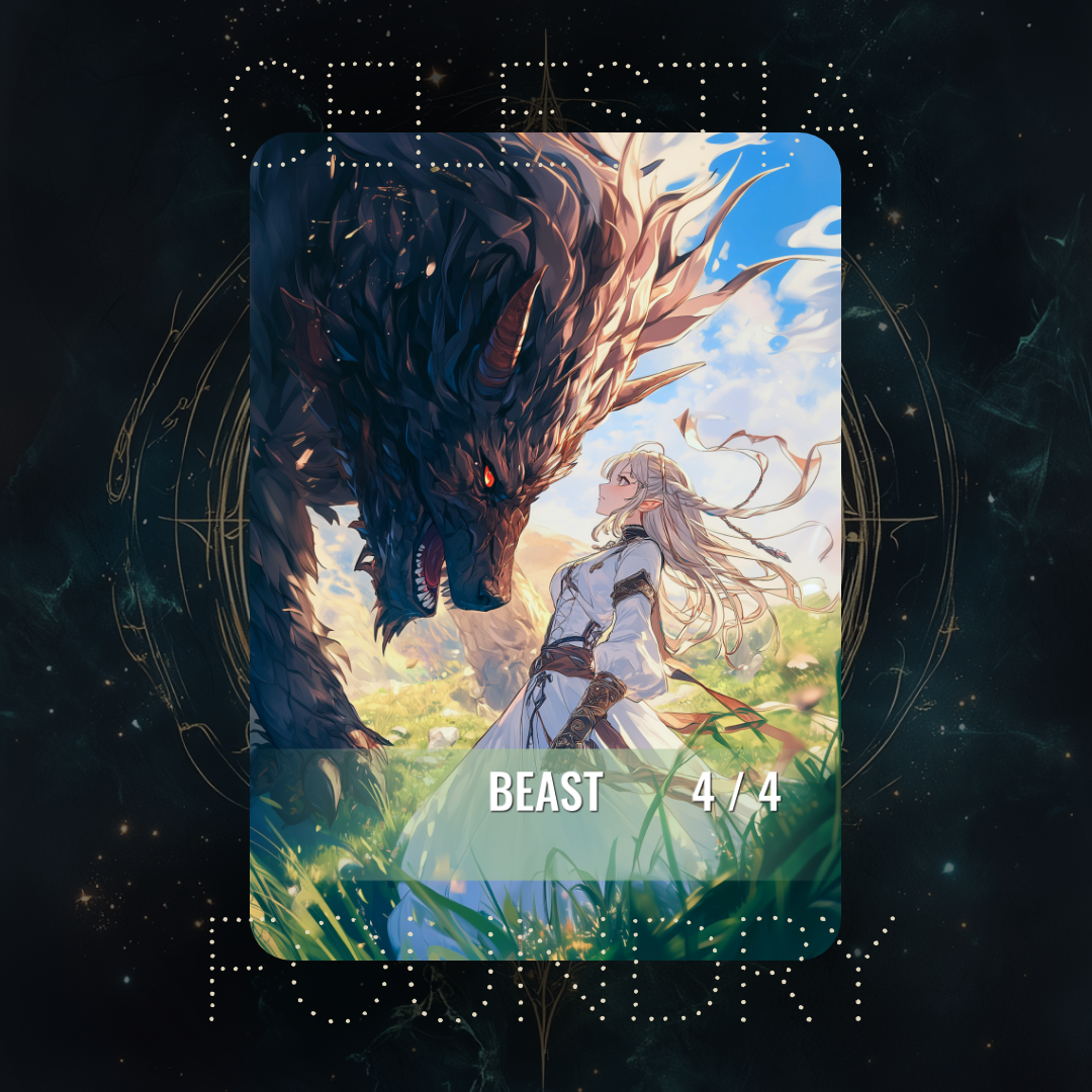 Beast Token - [Green] [4/4] Ver 01