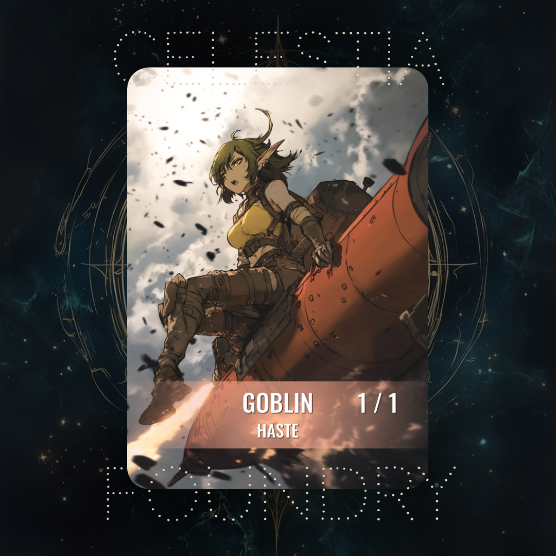 Goblin Token - [Red] [1/1 Haste] Ver 02