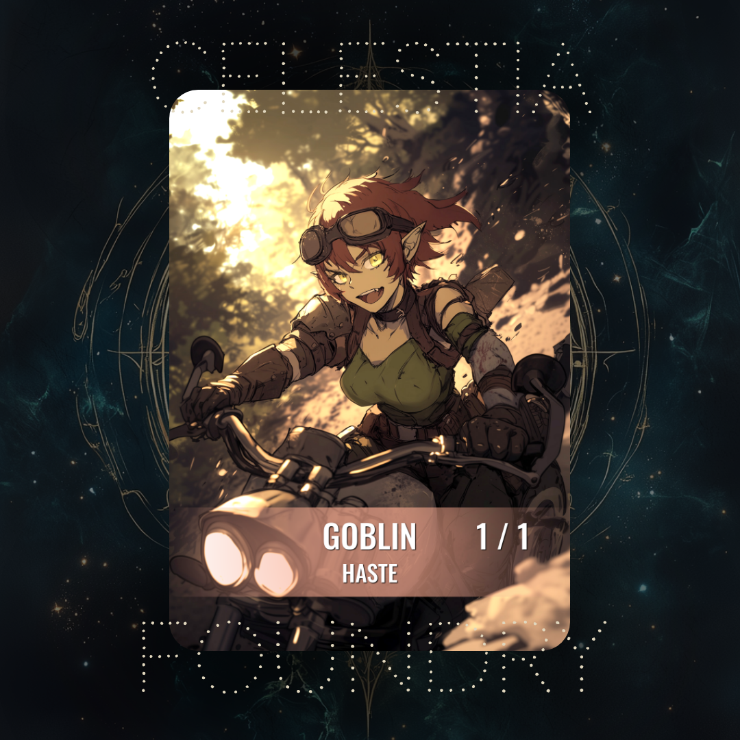 Goblin Token - [Red] [1/1 Haste] Ver 03