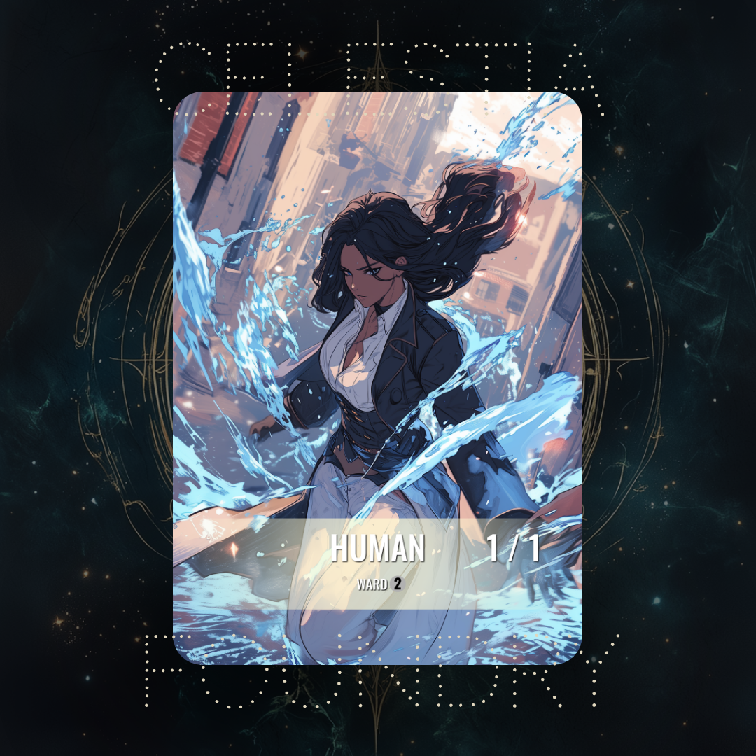 Human Token - [White] [1/1 Ward 2] Ver 01