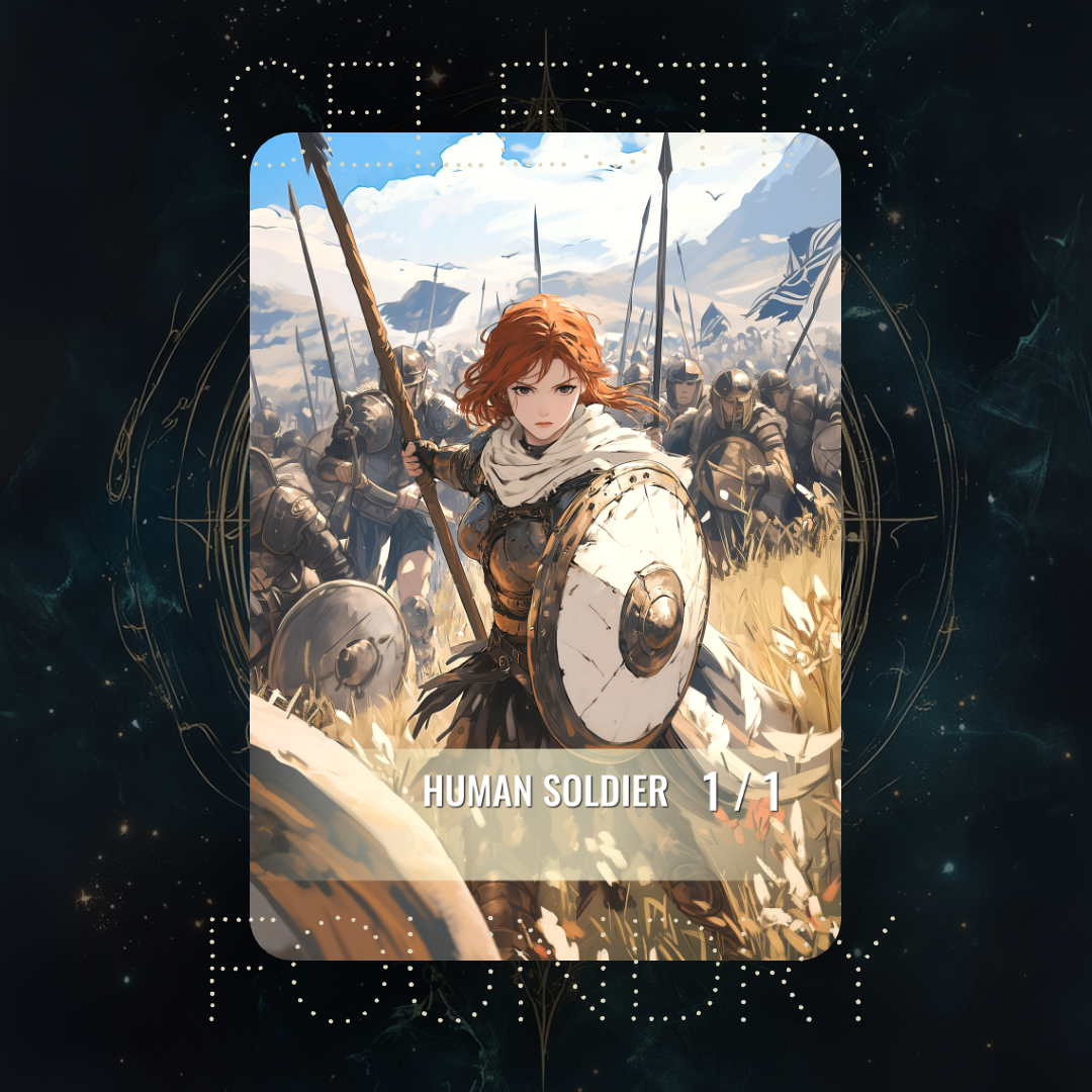 Human Soldier Token - [White] [1/1] Ver 05