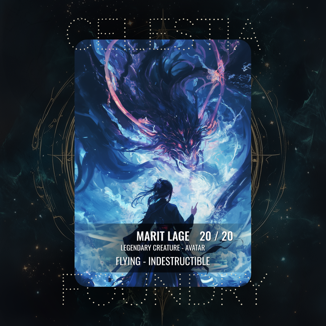 Marit Lage Token - [Black] [20/20 Flying Indestructible] Ver 01