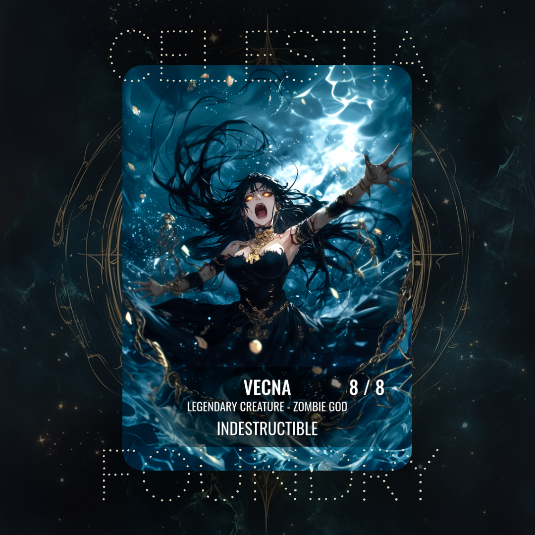 Vecna Token - [Black] [8/8 Indestructible] Ver 01
