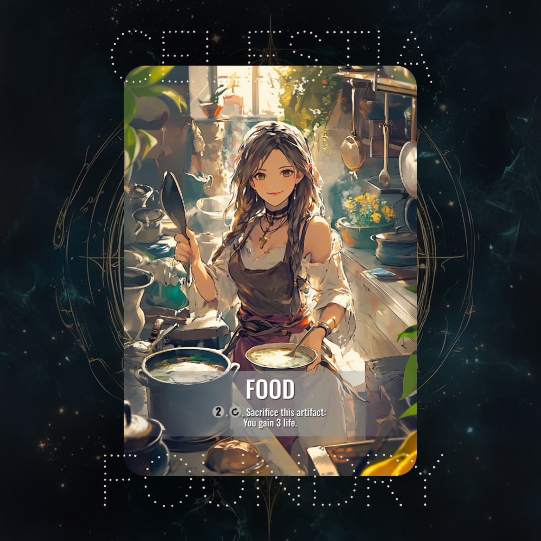 Food Token - [Colorless] Ver 01