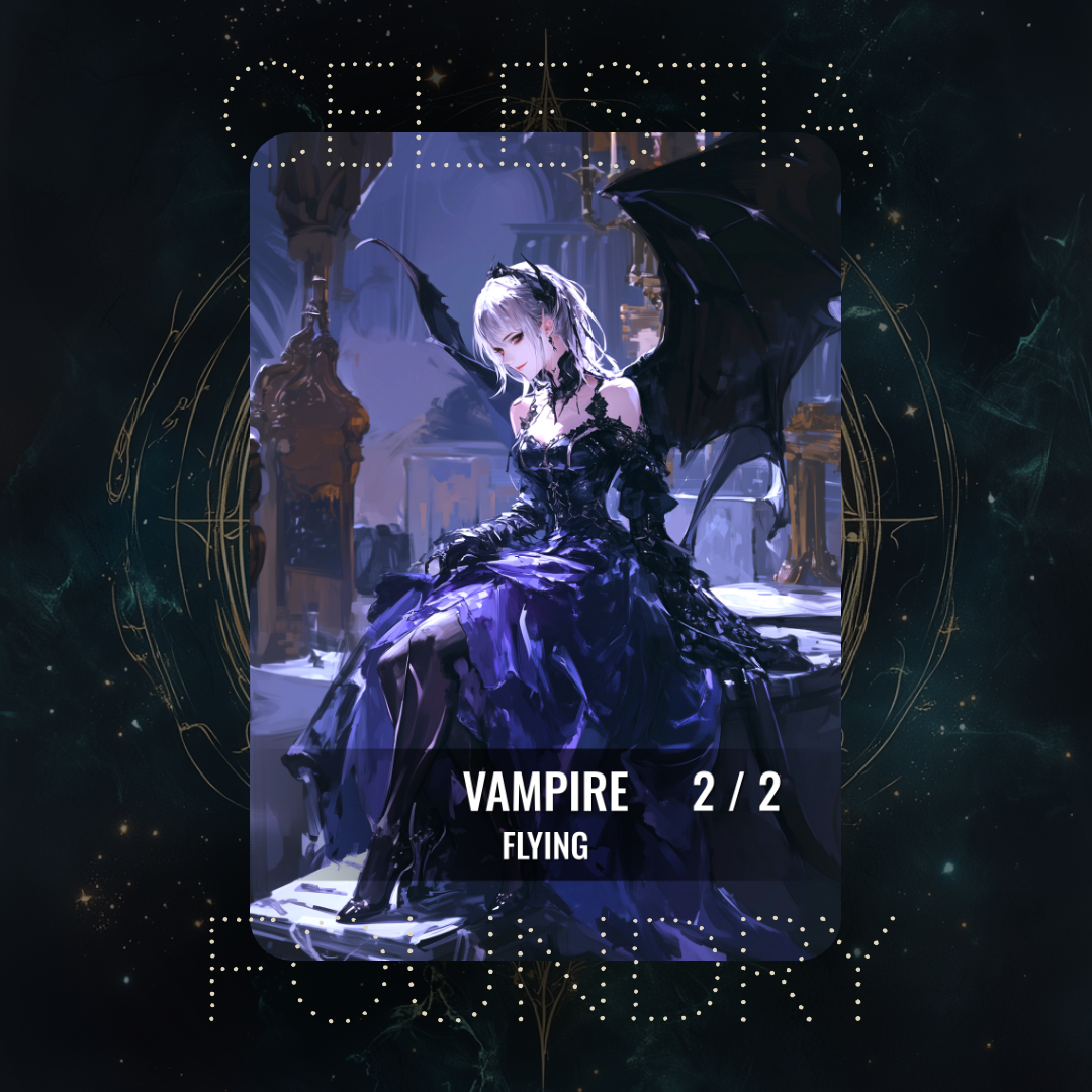 Vampire Token - [Black] [2/2 Flying] Ver 01