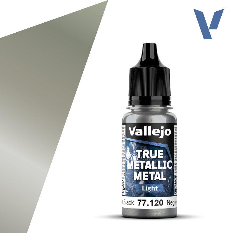 Vallejo True Metal Metallic: Light 77.120 Obsidian Black