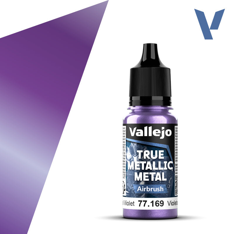 Vallejo True Metal Metallic: Airbrush 77.169 Celestial Violet