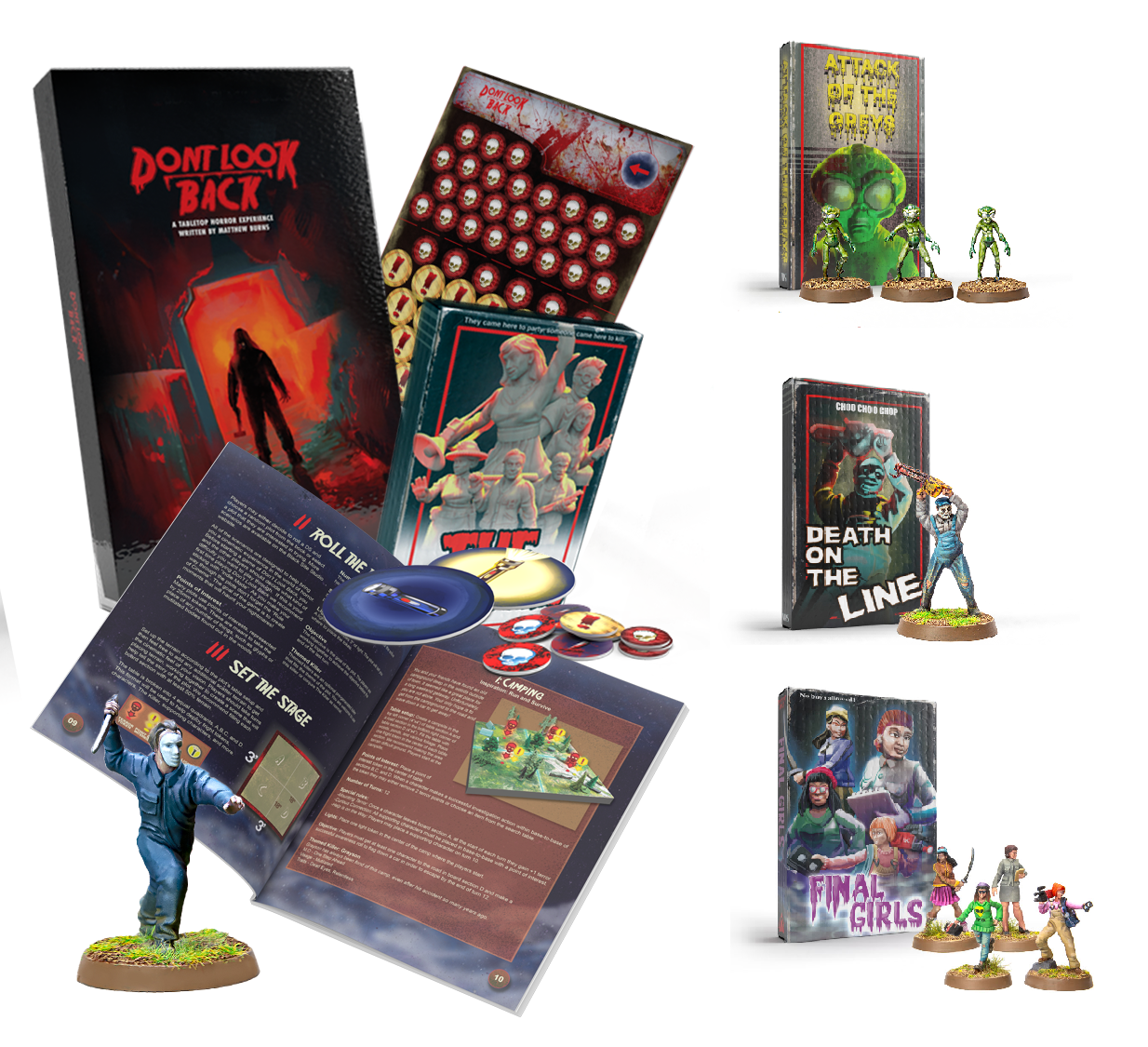Board Game: Don't Look Back + Expansion Pack Bundle Deal